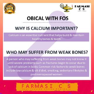 Obical with FOS 30 x 2 Boxes + 10 Tablets ( TWIN ) EXP:09/2026 ...