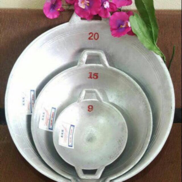 KUALI SET 3 CAP BUAYA LOOSE SIZE 9CM,15CM & 20Cm | Shopee Malaysia