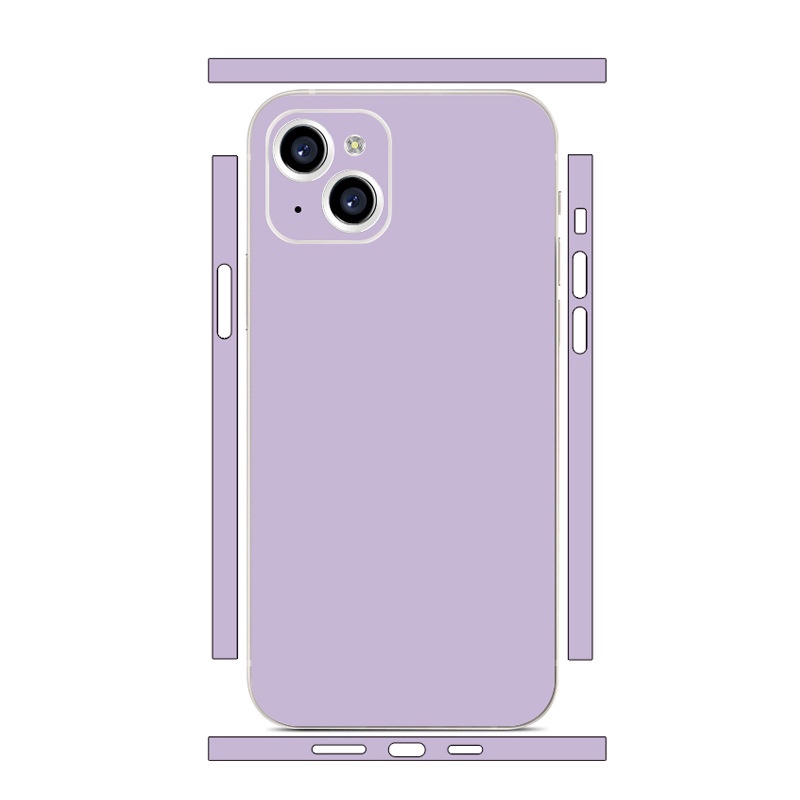 Plain Color Decal Skin Compatible for iPhone 15 14 16 Pro Max Plus Back ...