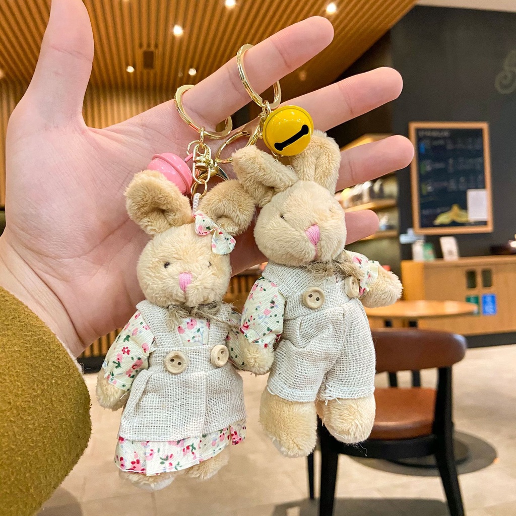 15CM Bear Keychain Plush Easter Llama Plushie bear Pendant Mini bear ...