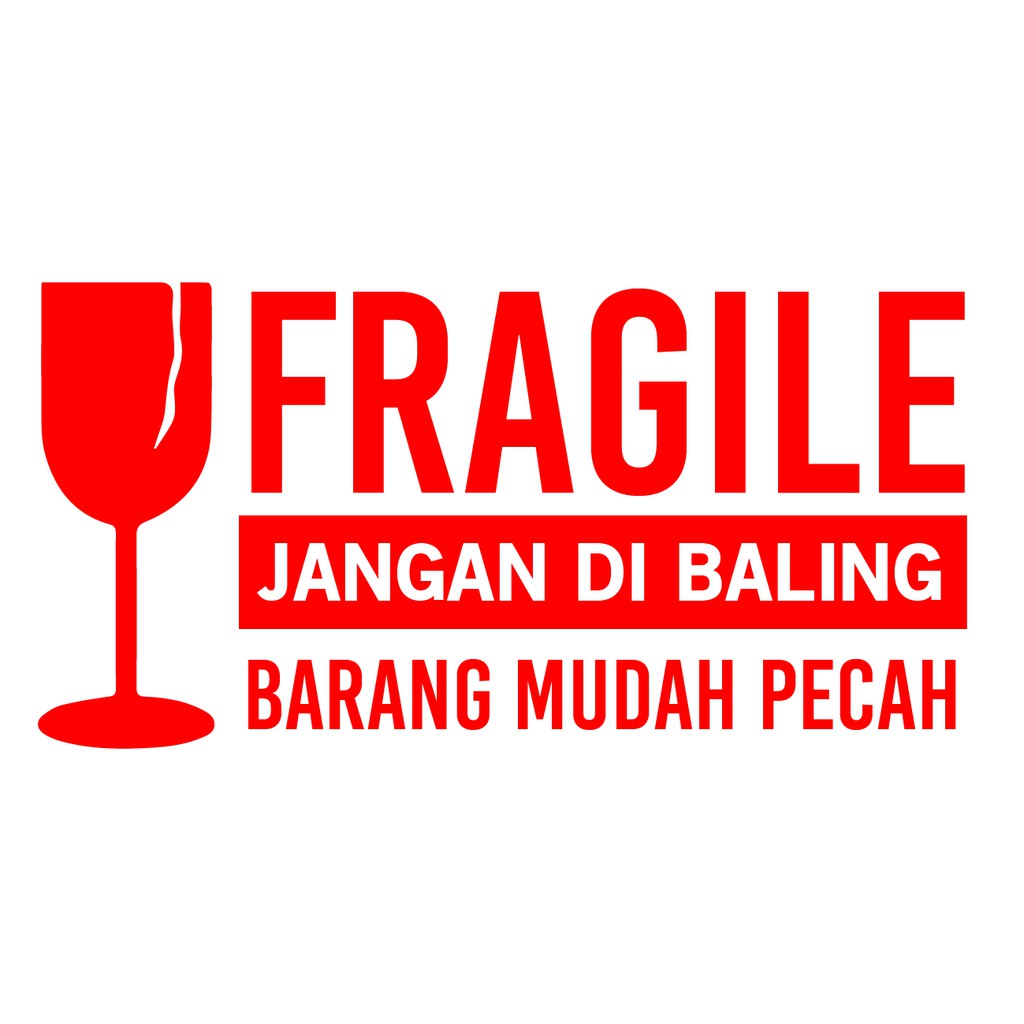 STIKER FRAGILE 4X8CM (22PCS) | Shopee Malaysia