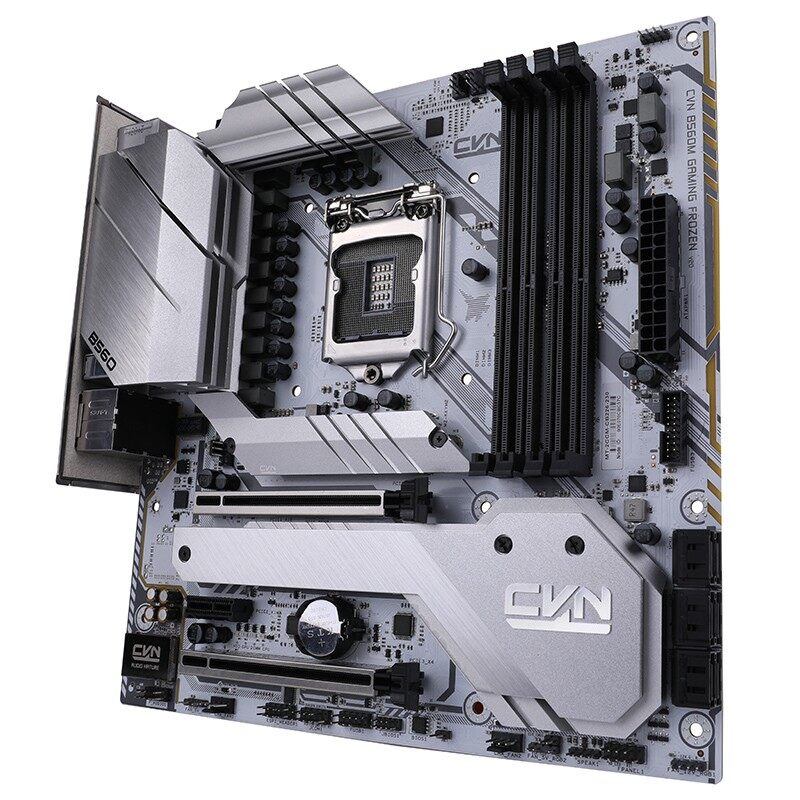 Colorful CVN B560M Gaming Frozen Motherboard LGA1200 WIFI 6 ARGB Intel ...