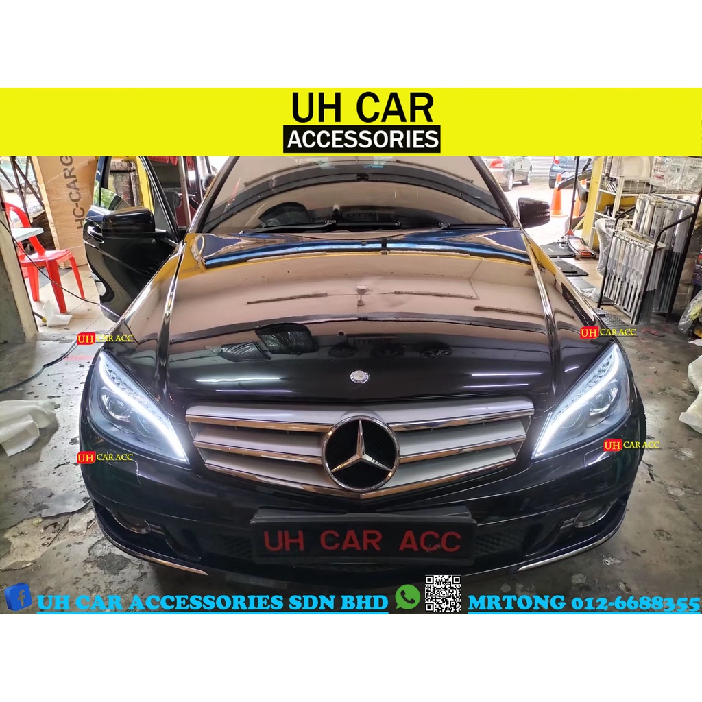 Merc menz benz w204 2007-2011 led projector headlamp head lamp light ...