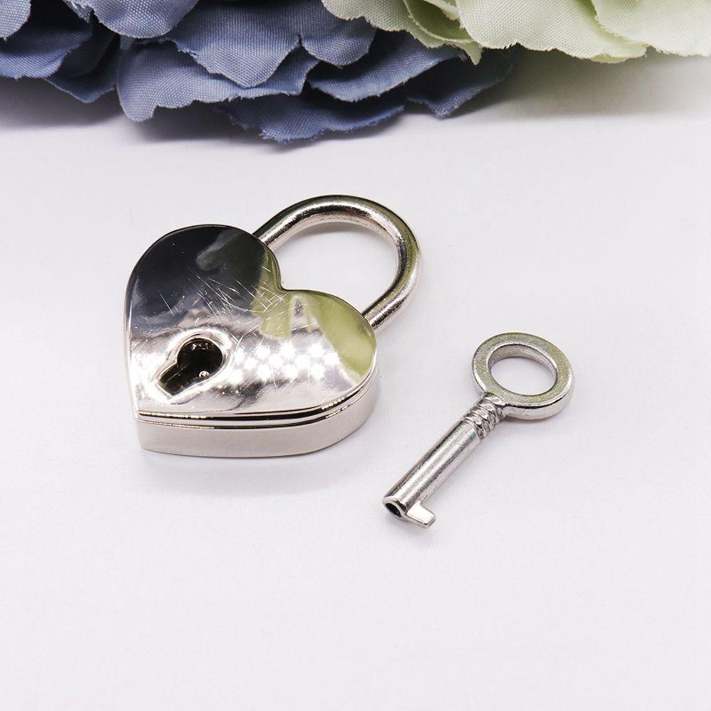 [COD] Locks Diary Book Luggage Mini Travel Heart Shape Wedding Love ...