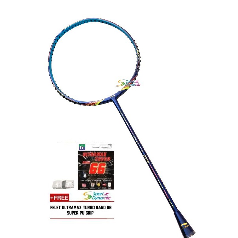 Li-Ning Wind Lite 700 Badminton Racket (Blue) [100% ORIGINAL] (Free ...