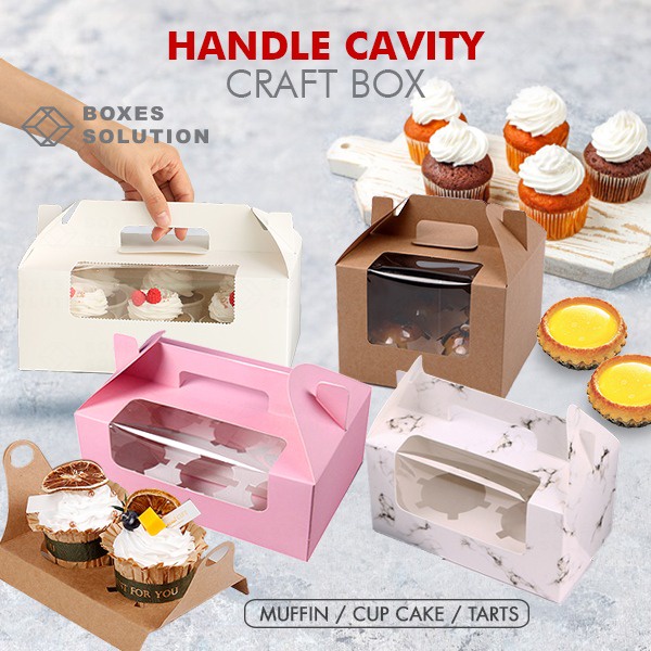 READY STOCK IN IPOH!! Cupcake Muffin Desert Cake Box Craft Box Kotak ...