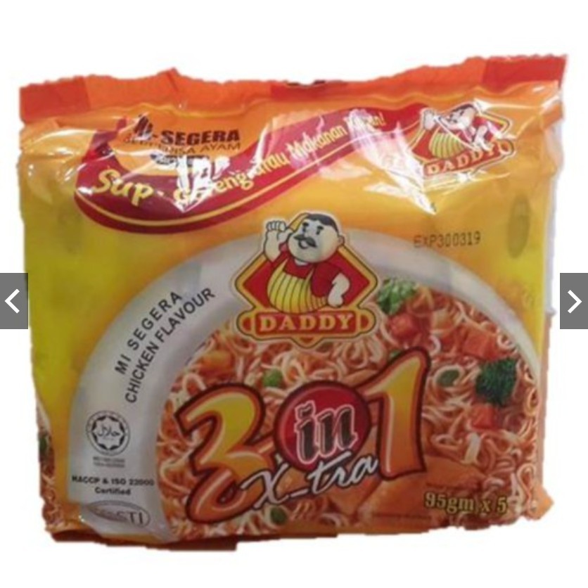 [HALAL] Mee Daddy Instant Noodle / Mee Segera Assorted Flavours 400g ...