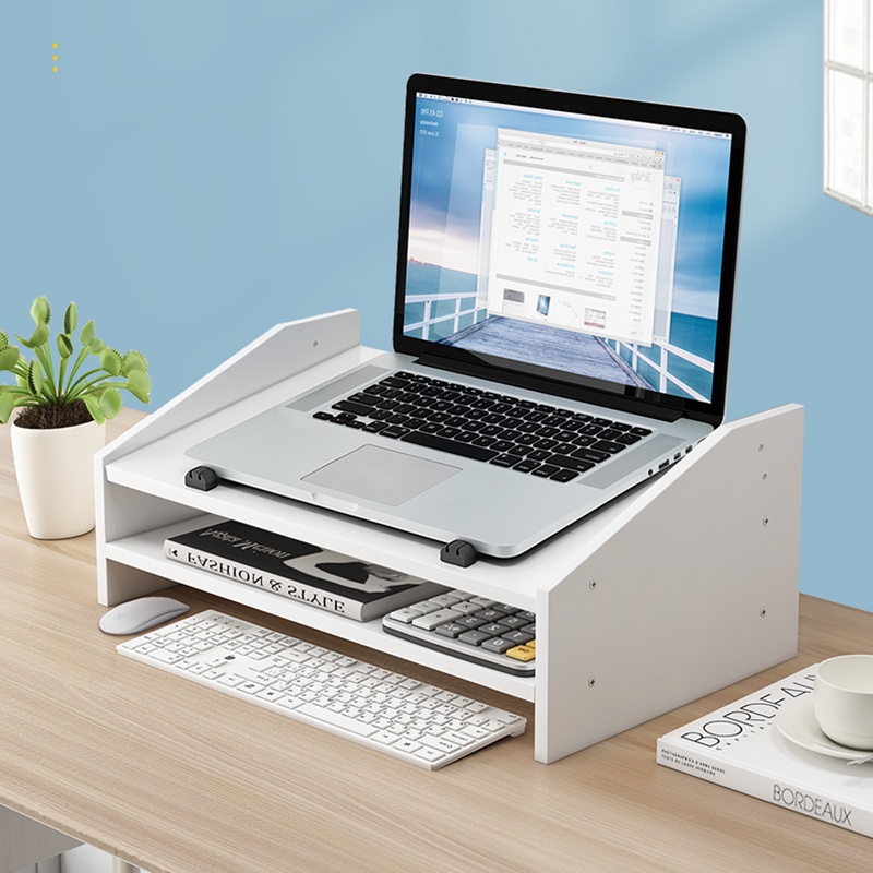 Desktop computer monitor stand rack tabletop storage rack desktop ...