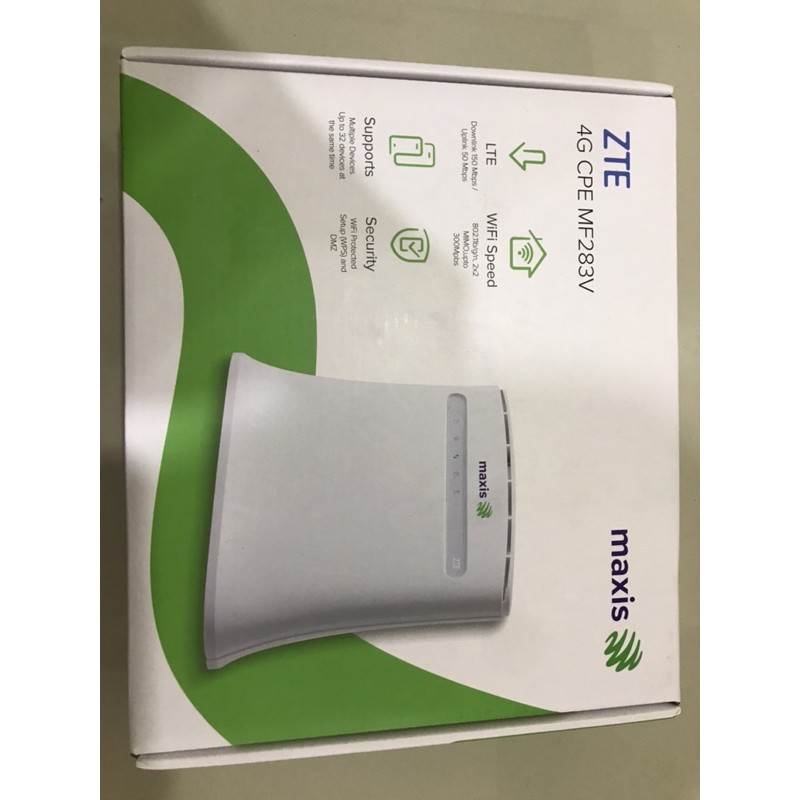 ZTE Mf283v 4g Maxis router (NEW & SEALED) | Shopee Malaysia