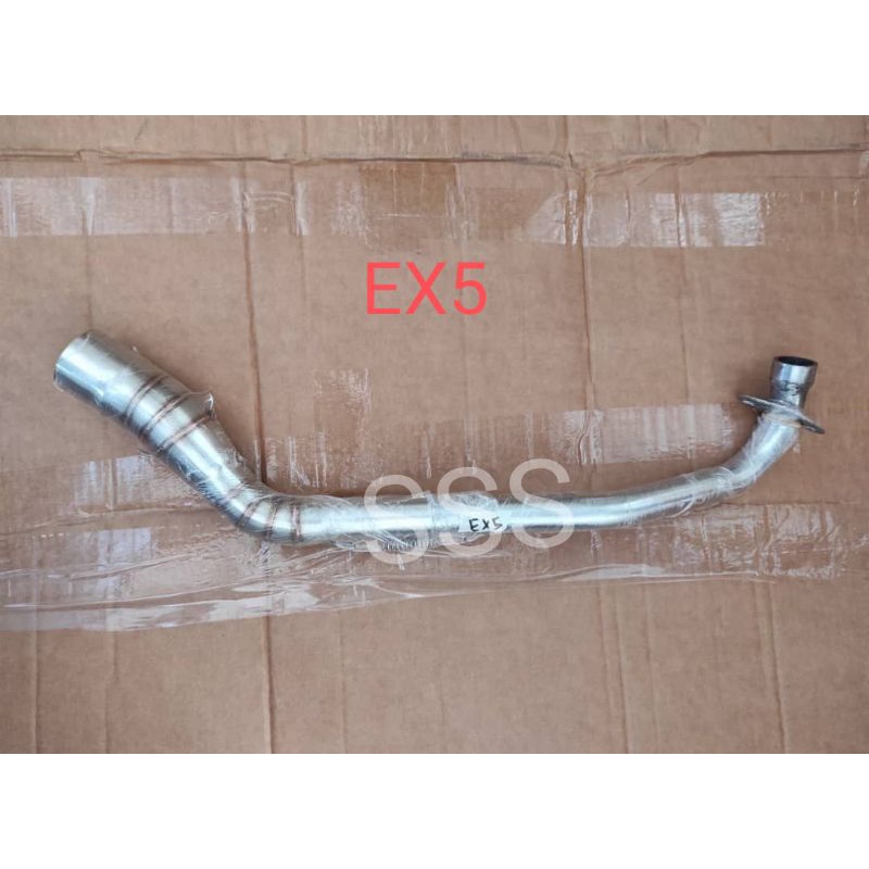 🔥Manifold Exhaust OPEN 51mm EX5 WAVE125 Wave LAGENDA KRISS Tembak Bulan ...