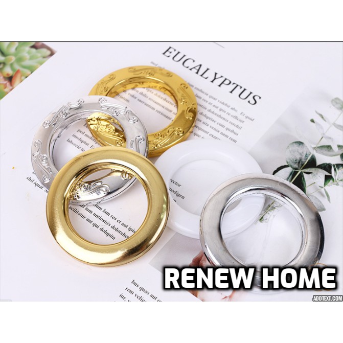 Roman Eyelet Ring With And Without Nano Curtain Plastic / Curtain ...