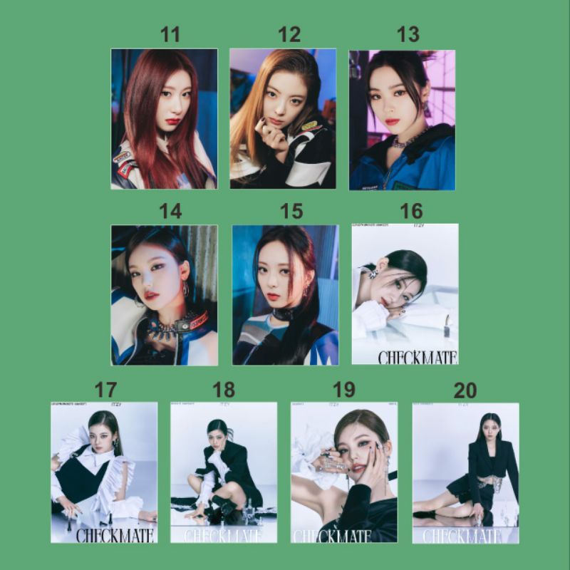 MINIMAL Poster itzy checkmate A4+/PO -+3 hr/Minimum order 3 poster ...