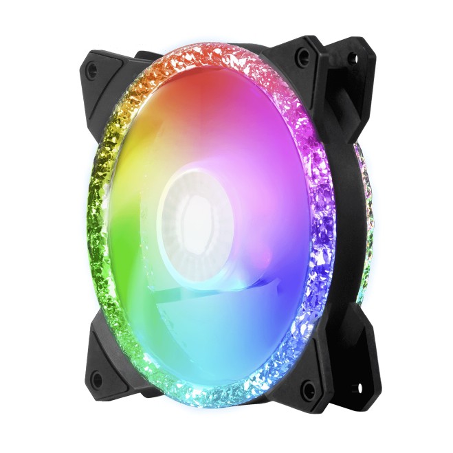 COOLER MASTER MASTERFAN MF120 PRISMATIC WITH RADIANT CRYSTALLINE ...