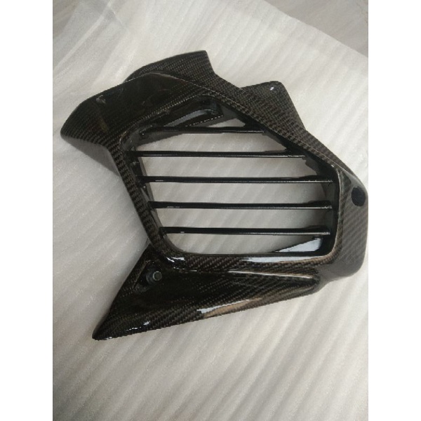 Aerox RADIATOR COVER NEW CONECTED 2021/ NVX V2 CARBON KEVLAR | Shopee ...
