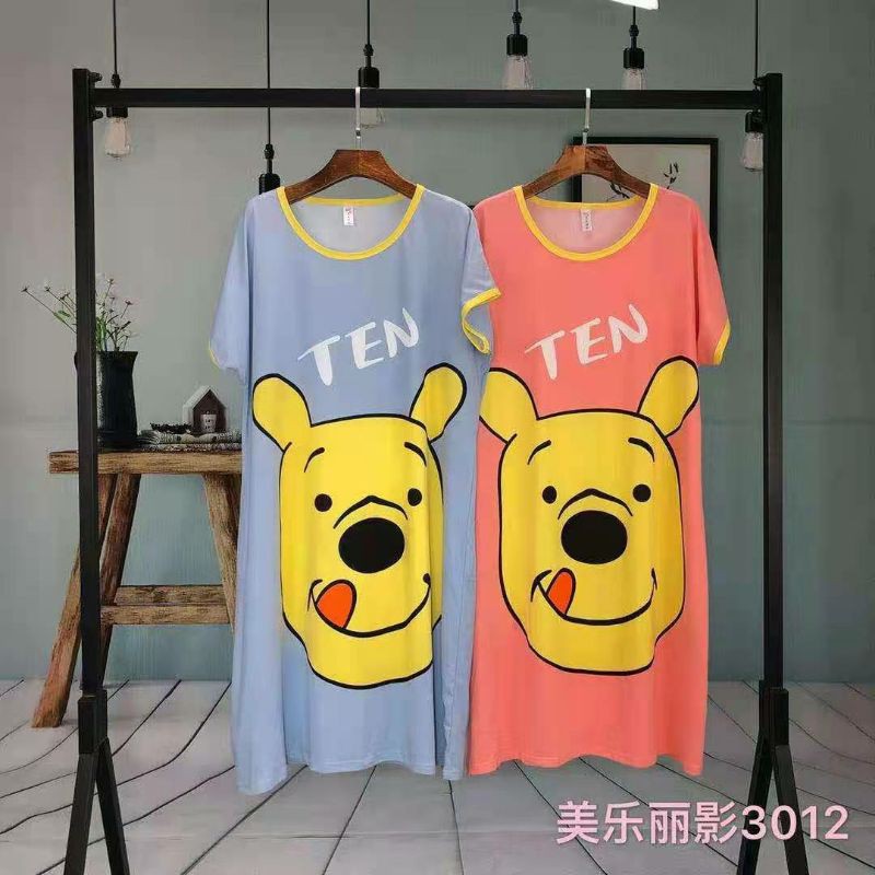 (L1 Plus Size) Ladies women sleep dress night dress/Gaun tidur ...