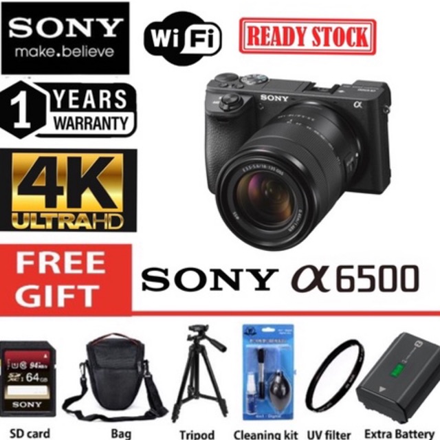 Sony A6500 16-50mm kit SONY Original + free extra battery original (1 ...