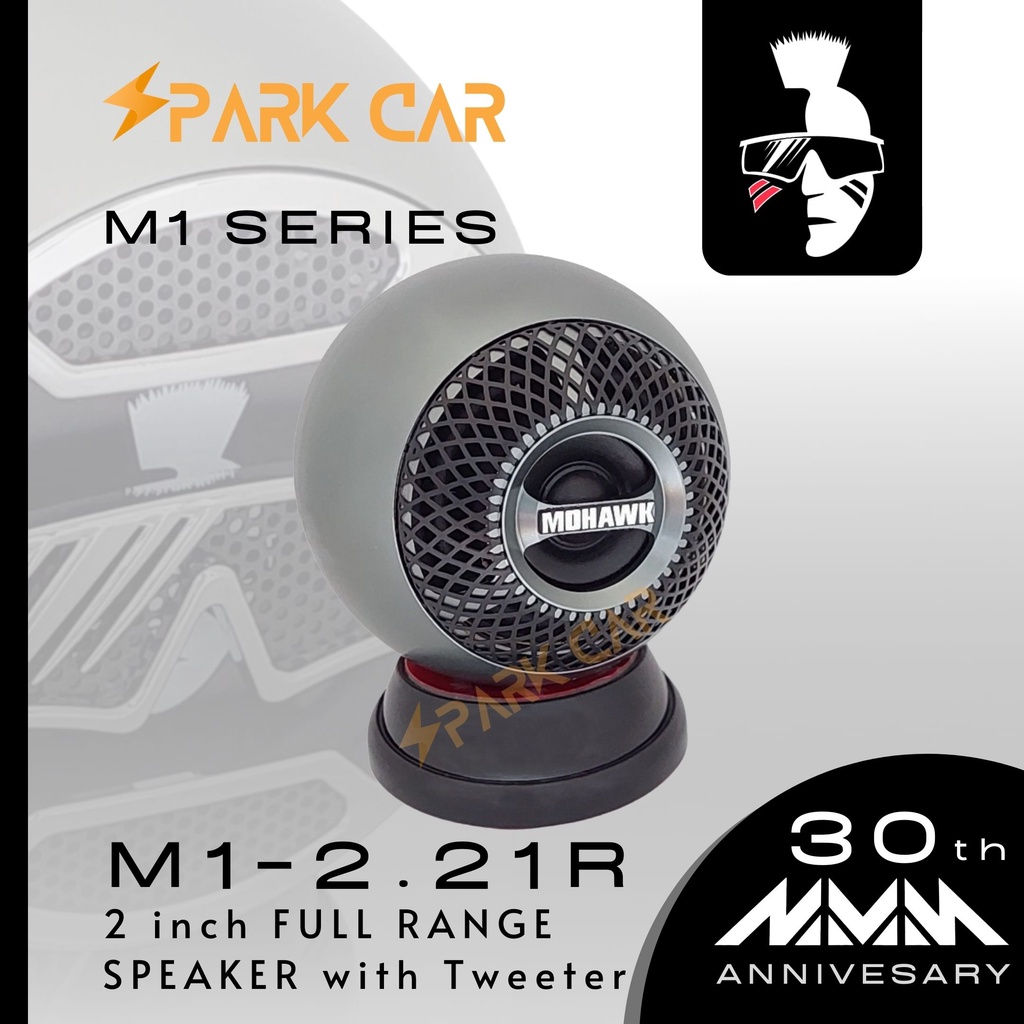 Mohawk M1 Series 2 inch Full Range Speaker with Tweeter M1-2.21R | Shopee Malaysia