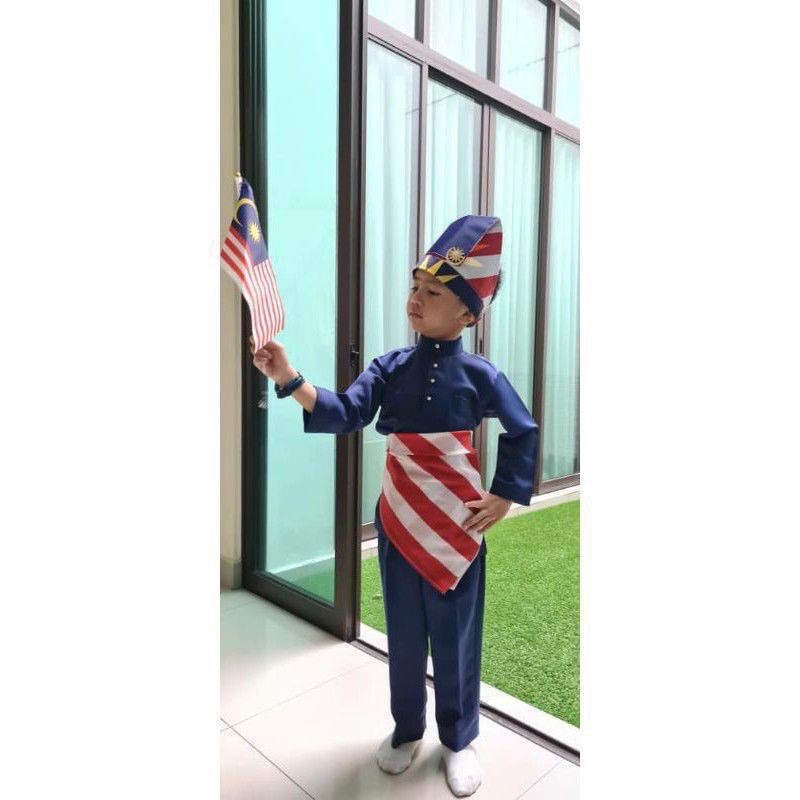 sampin merdeka kanak ready stock+free gift | Shopee Malaysia