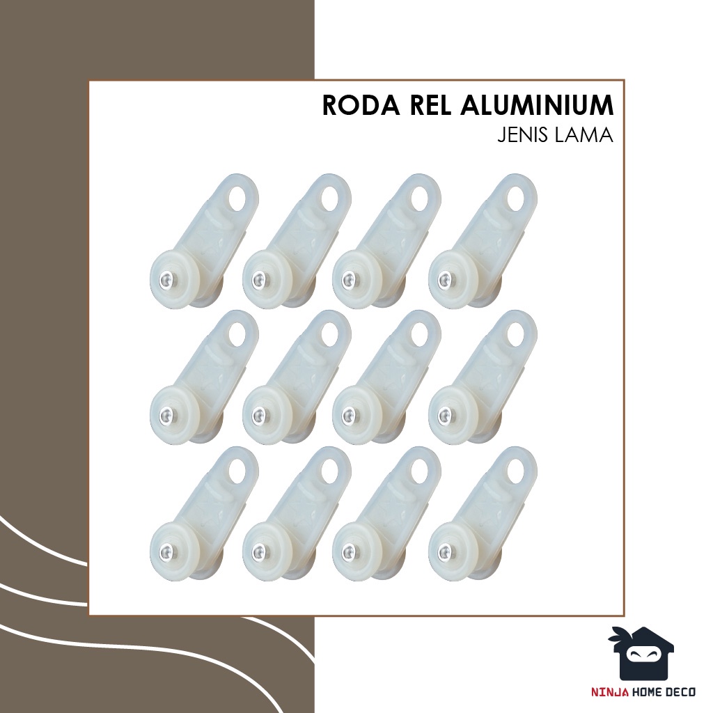 25pcs Roda Rel Besi Jenis Lama (Roller For Old Styled Steel Rail ...