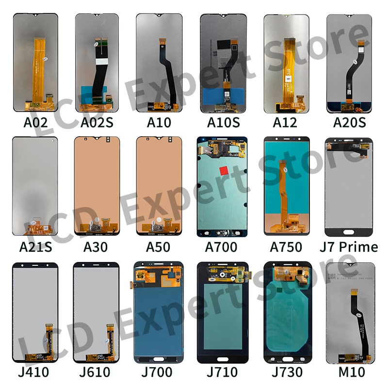 SAMSUNG A10/A10S/A11/A30/A50/A20S/A02/A02S/A03S/A12/A21S/A750/J7 Prime/J410/J610/J730 LCD ...