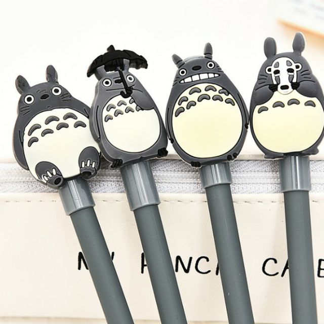 SALE!! Cute Cartoon Kawaii Japanese Totoro Signature Black Gel Pen ...