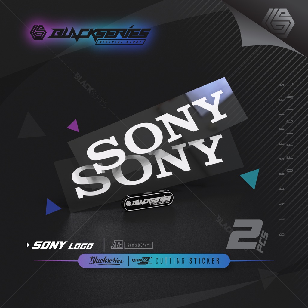 Sony Cutting Sticker | Sony Logo Sticker | Sony | Shopee Malaysia