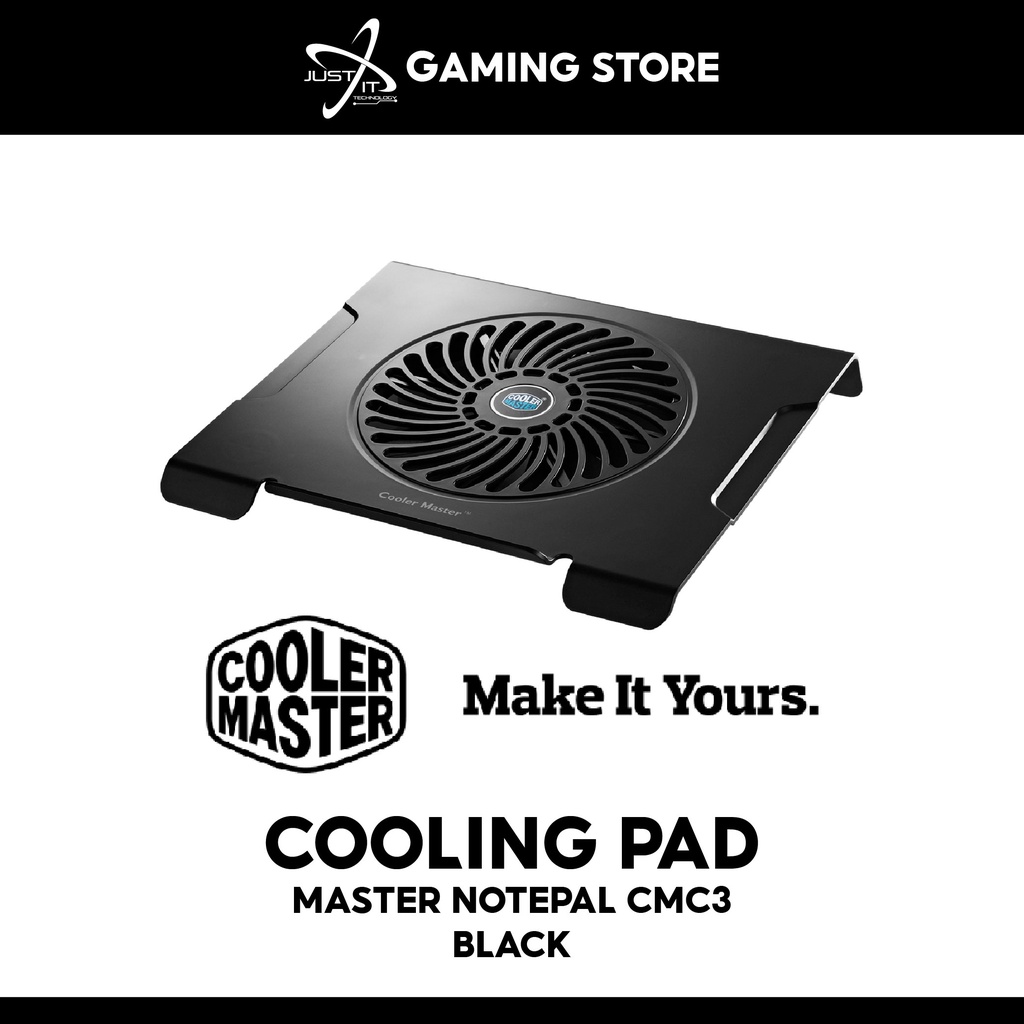 COOLER MASTER NOTEPAL CMC3 NOTEBOOK COOLER ( R9-NBC-CMC3 ) | Shopee ...