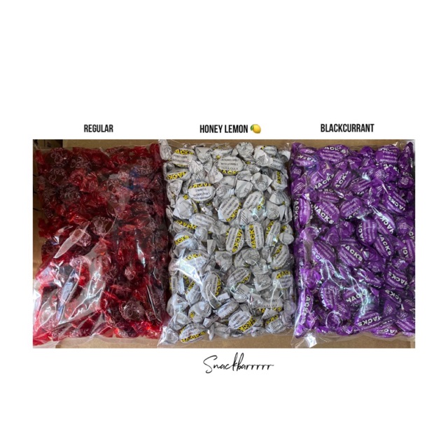 HACKS 50/100pcs Original / Honey Lemon / Blackcurrant | Shopee Malaysia