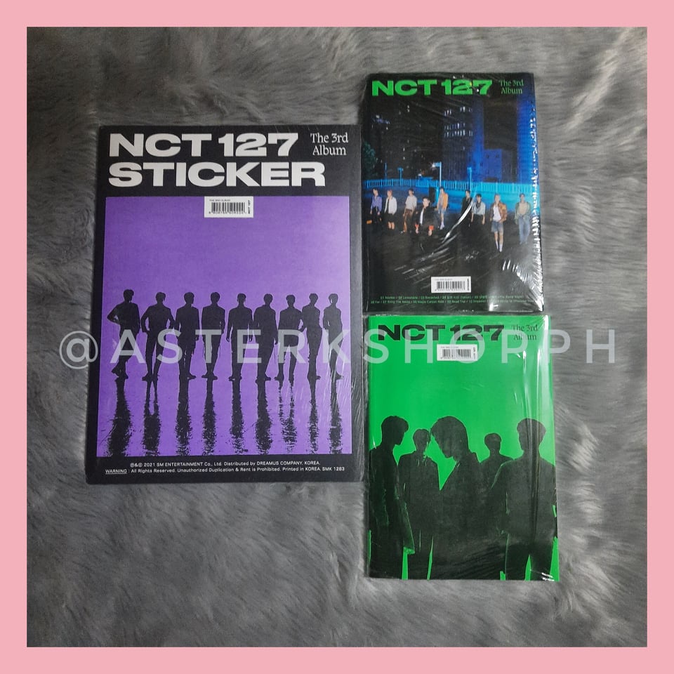 NCT 127 Sticker - Sticker Seoul City, and Sticky Version, Photobook, K ...