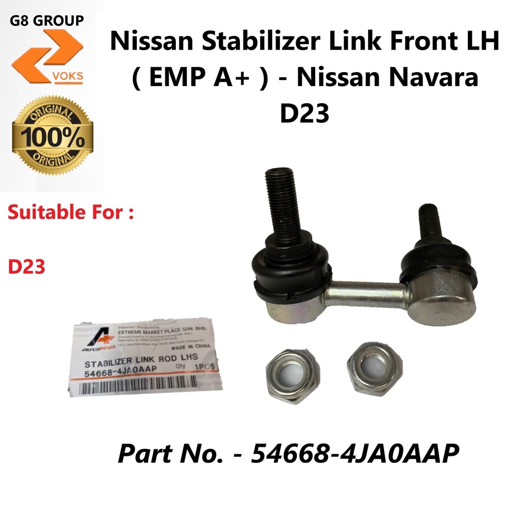 Nissan Stabilizer Link Front LH ( EMP A+ ) - Nissan Navara D23 ( 54668 ...
