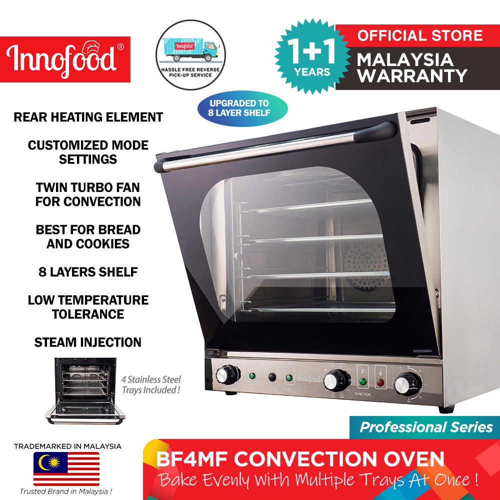 Innofood Twin Turbo Fan Convection Oven Ideal For Bread And Biscuits KT ...