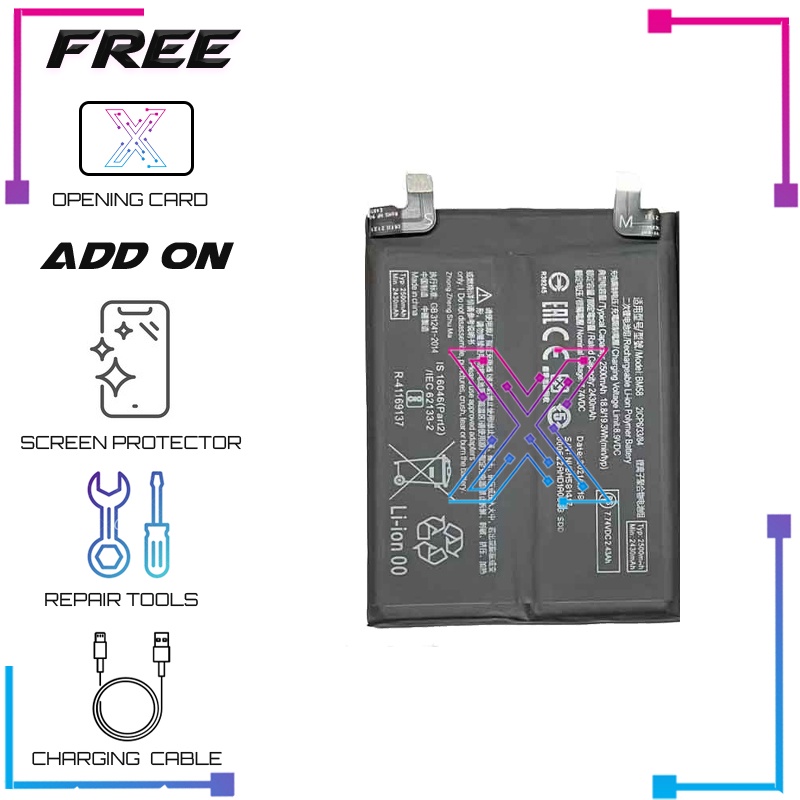 Battery BM58 Compatible For Mi 11T Pro (2500 mAh) | Shopee Malaysia