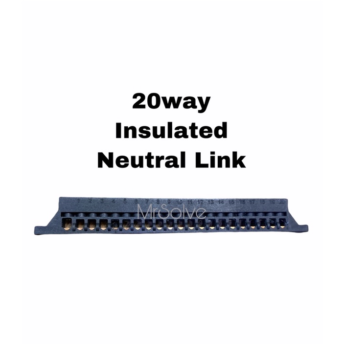 Insulated Neutral Link (6Way/8Way/10Way/12Way/15Way/20Way) +1Way ...