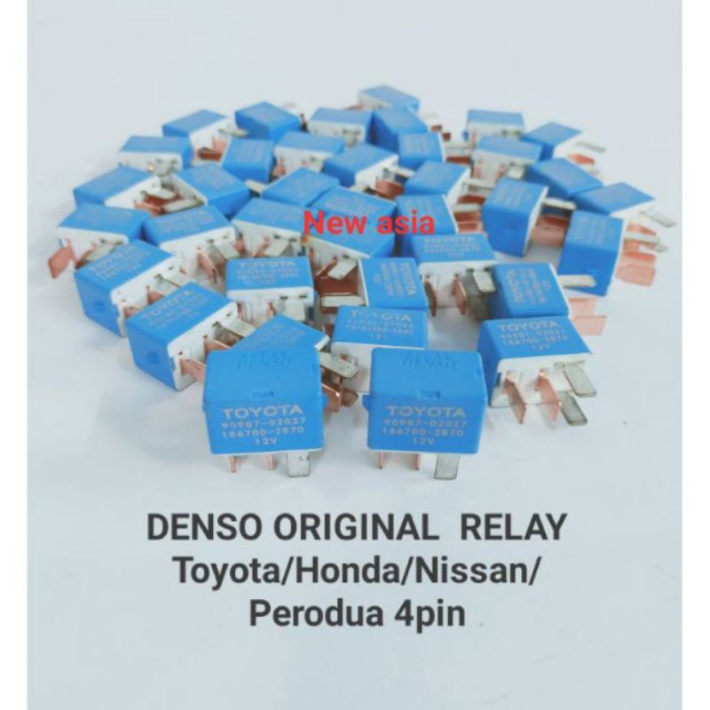 100% ORIGINAL DENSO 4PIN HEAD LAMP RELAY/POWER RELAY(MADE IN JAPAN ...