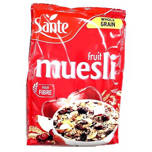 Sante Muesli Fruit 350g (Whole Grain, High Fibre) | Shopee Malaysia