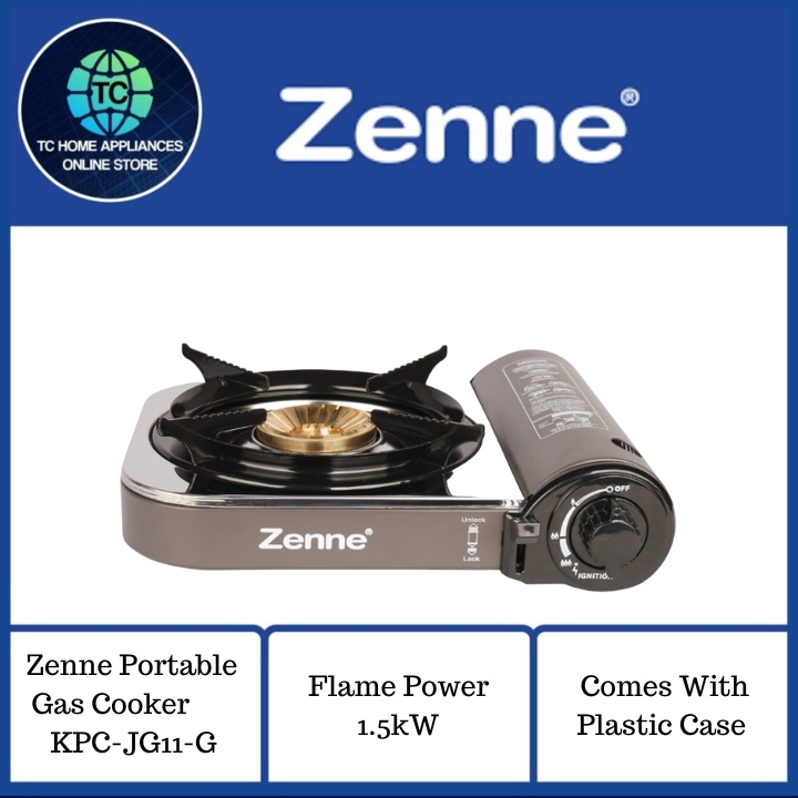 Zenne Portable Gas Cooker (KPC-JG11-G) | Shopee Malaysia
