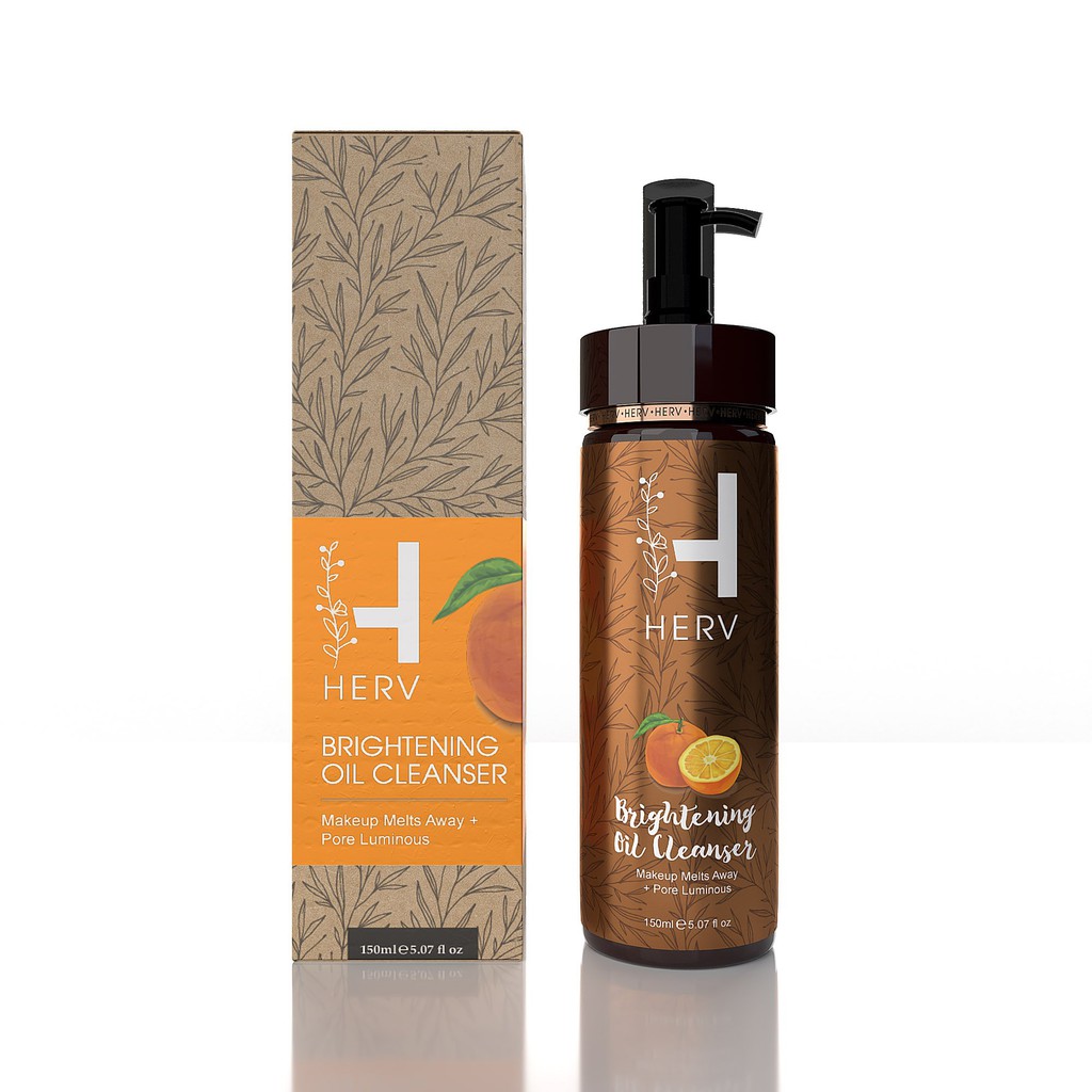 HERV : BRIGHTENING OIL CLEANSER 150ML (BESAR) | Shopee Malaysia