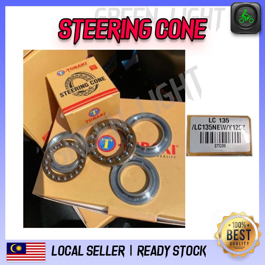 TOBAKI - YAMAHA LC135 / Y125 Steering Cone Bearing Handle Stering Cone ...