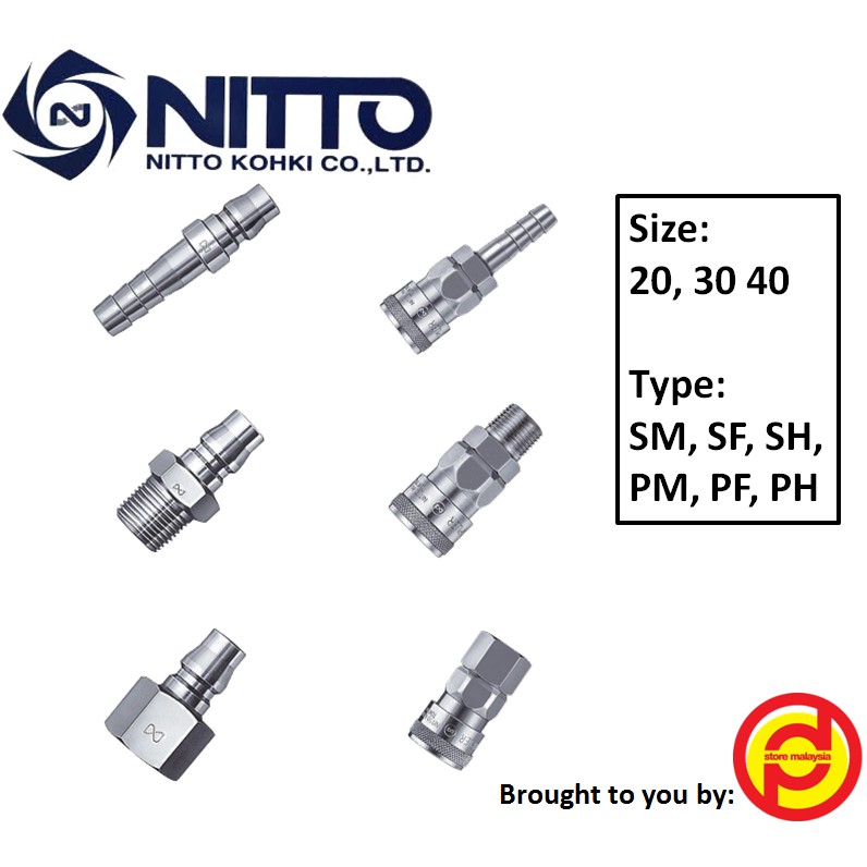 (100% original) Nitto air coupler , Nitto Hi-Coupler | Shopee Malaysia