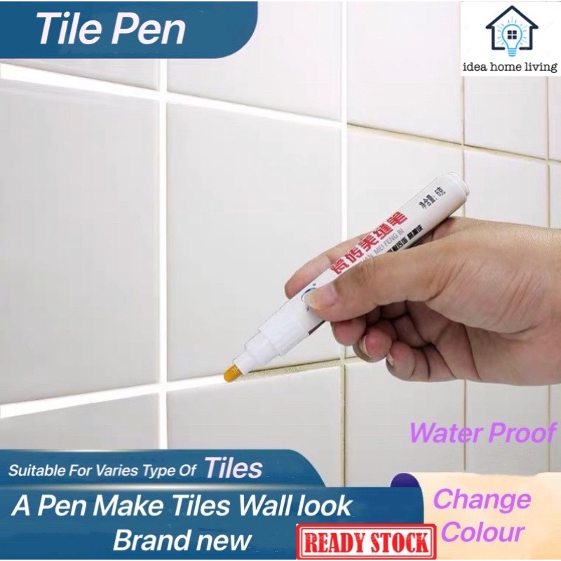Tile Pen Tile Reform White Colour Repair Change Color Waterprooof Floor ...