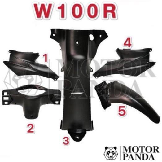 HONDA WAVE100R WAVE100 R WAVE 100 R INNER HITAM COVER HITAM FULLSET ...