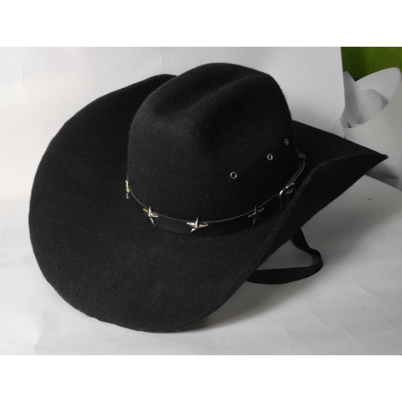 Laken Cowboy Hat Imported 100% Wool, Cowboy Hat, Laken Hat, Fendora Hat ...