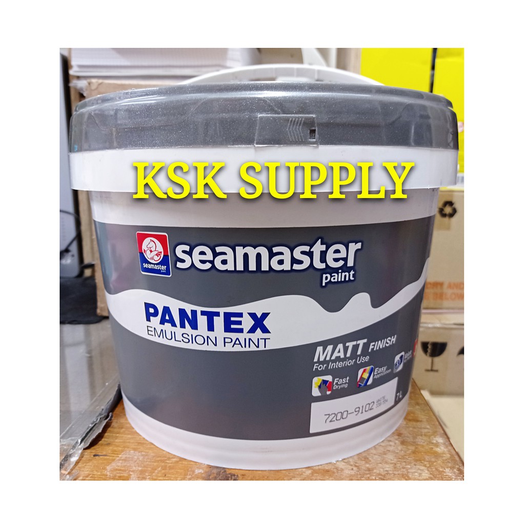 Seamaster Pantex Emulsion Paint 7200-7Liter / Colour White-code 9102 ...