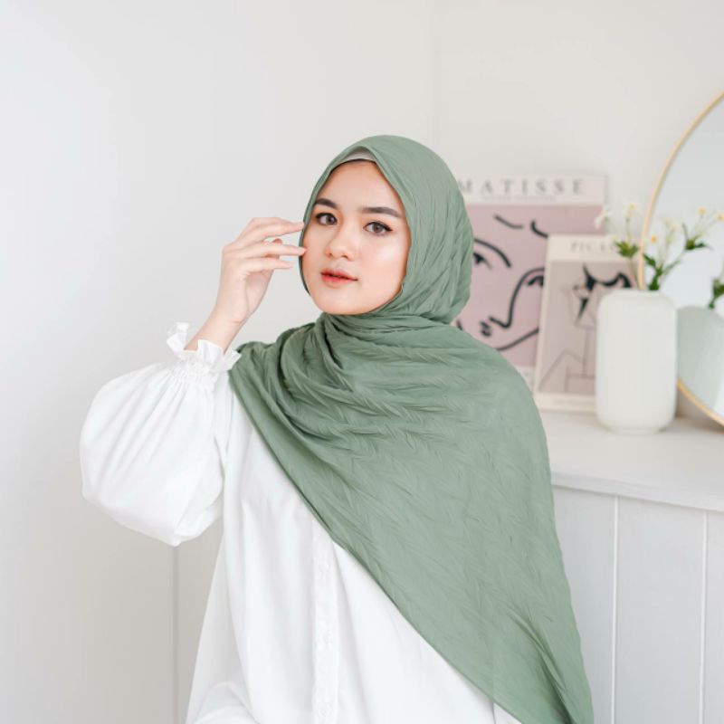 Pashmina PLISKET // HIJAB PLISKET CIRCLE / HIJAB PASHMINA PLISKET ...
