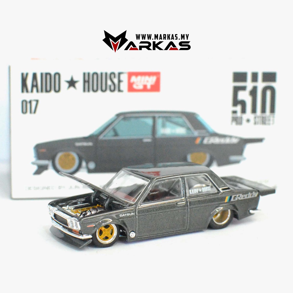 MINI GT X KAIDO HOUSE 1/64 KHMG017 DATSUN KAIDO 510 PRO STREET GREDDY ...