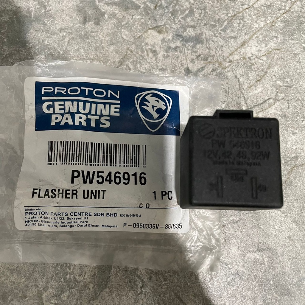 RELAY FLASHER SIGNAL SWITCH 3P PROTON WIRA SAGA PERSONA GEN2 BLM FLX ...