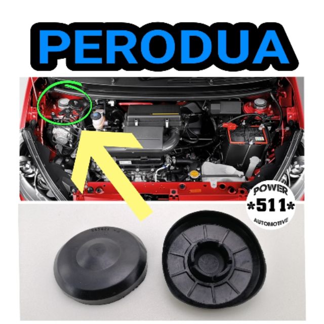 2PCS ABSORBER MOUNTING CAP - PERODUA MYVI LAGI BEST ALZA AXIA VIVA MYVI ...