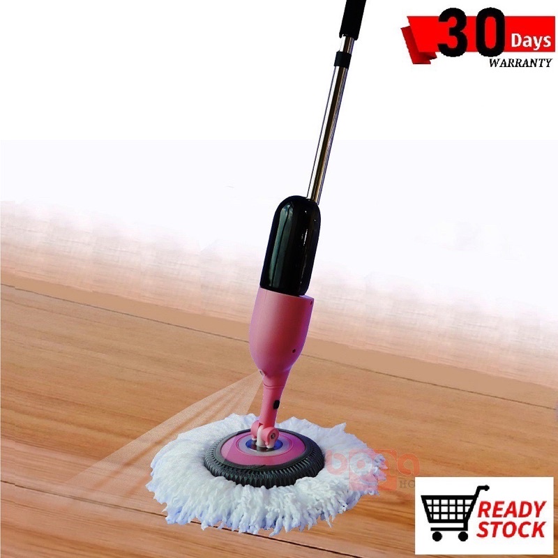 Easy Quick Dry Spray Mop Spray 360 Microfiber Spin Cloth Floor Mop ...