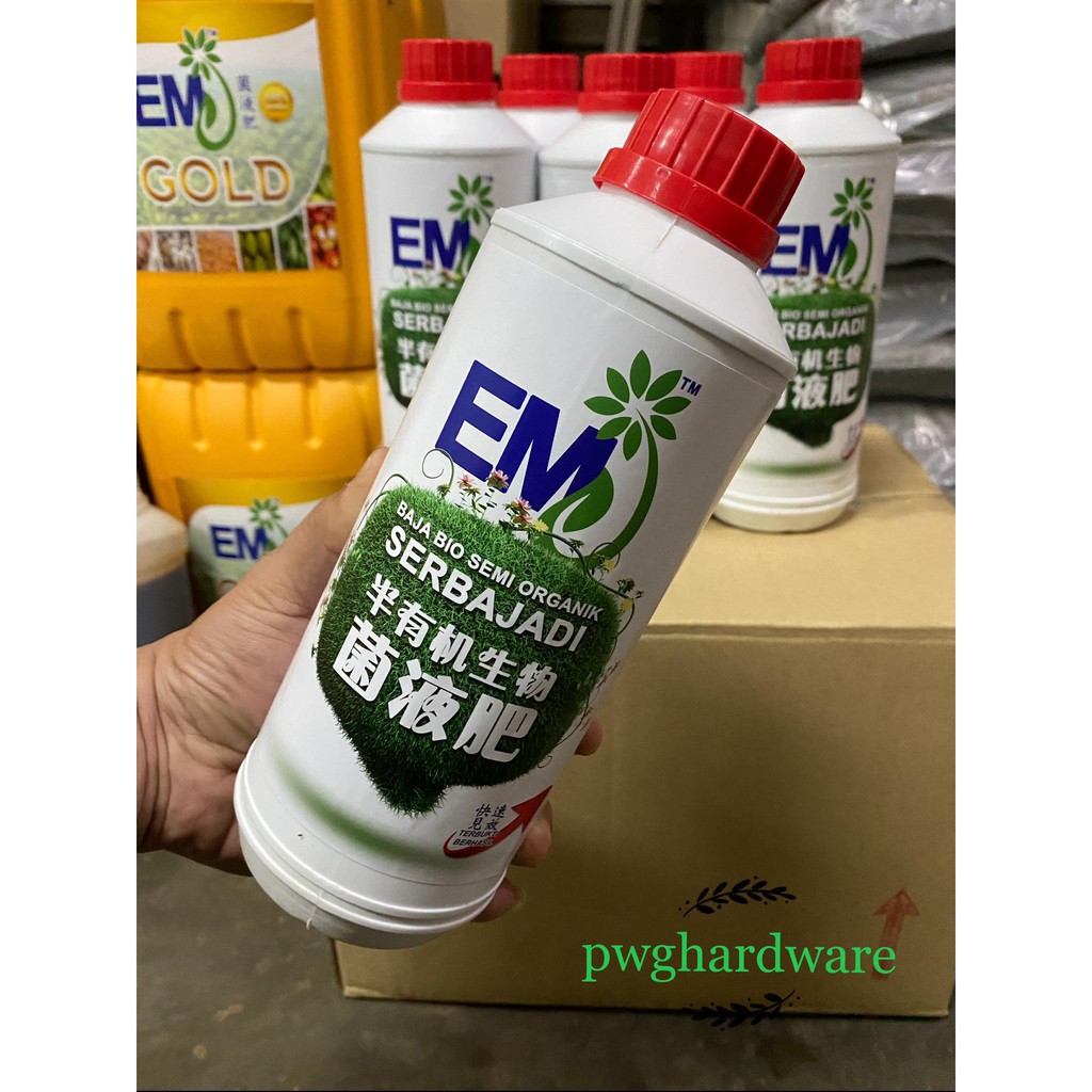 EMJ GOLD EFFECTIVE MICROORGANISMS FERTILIZER （1 Liter） / 1 LITER BAJA ...