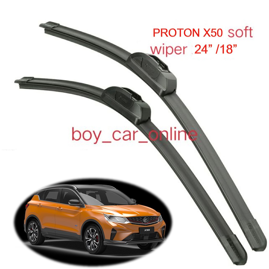 PROTON X50 SOFT WIPER 24/18 | Shopee Malaysia